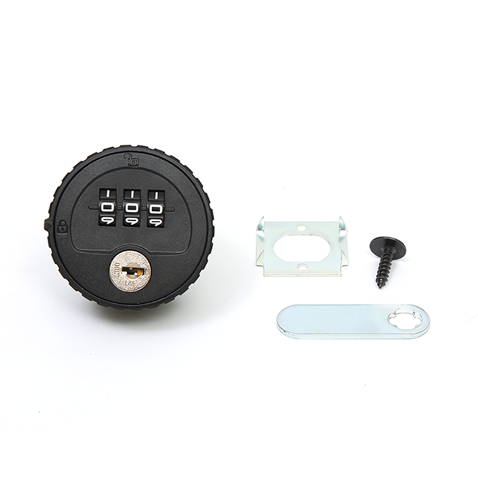 Kodinė spynelė persirengimo spintelėms, trijų skaitmenų, plastikinė